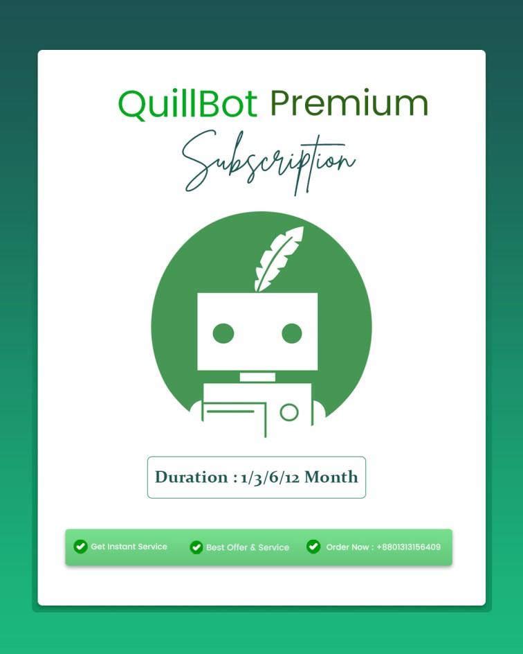 Quillbot Premium Subscription