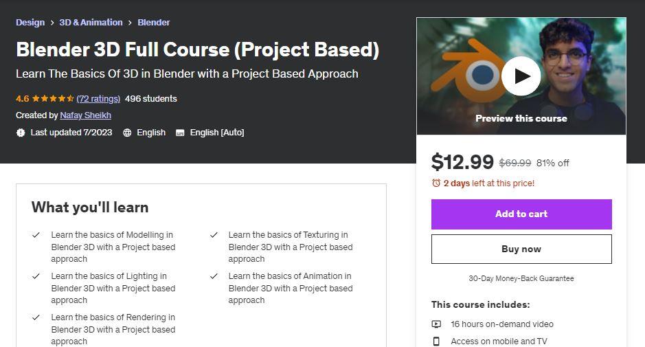 Best Blender 3D Animation Full Course Free (Project Based) - Joss ...