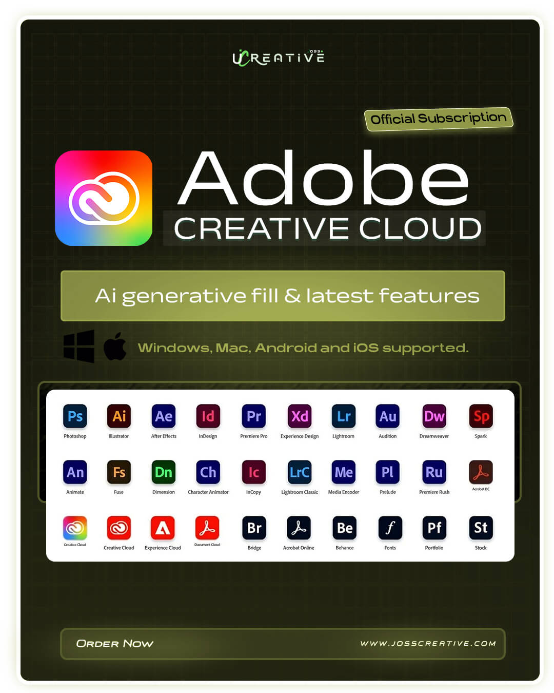 Adobe Creative Cloud ( All Apps )