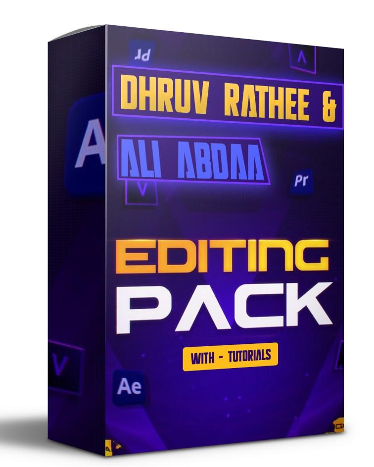 Dhruv Rathee & Ali Abdaal - Video Editing Pack Bundle - Joss Creative ...