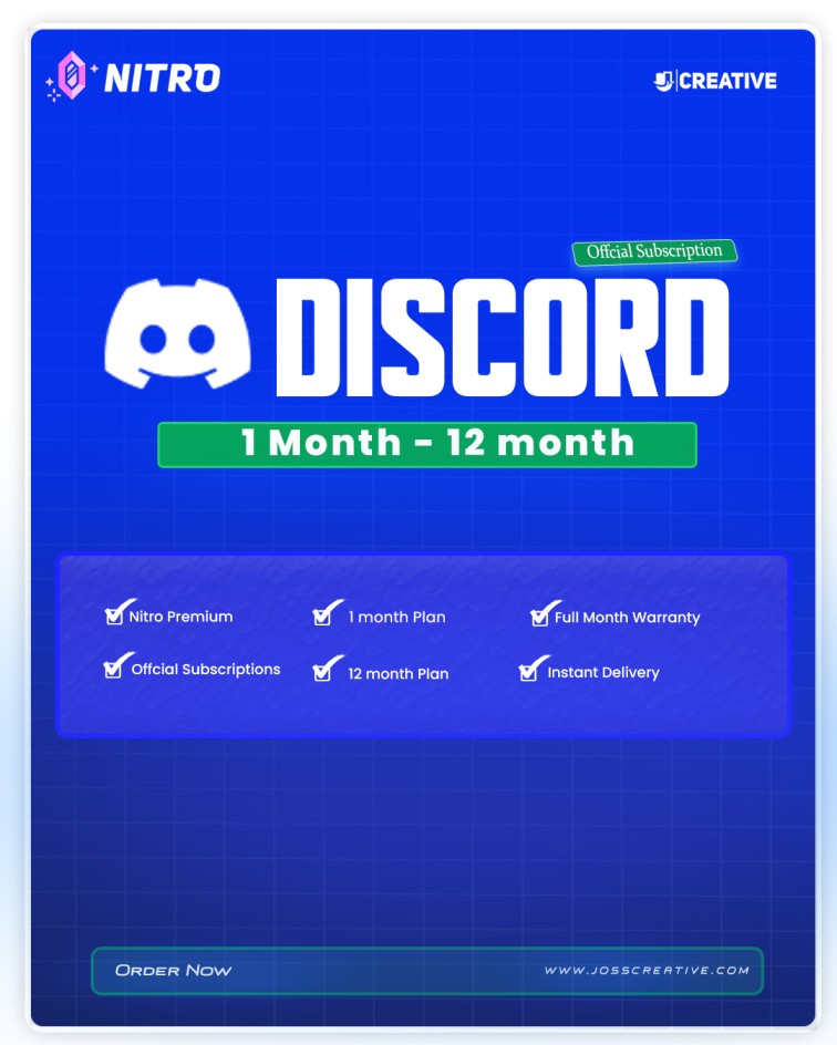 Discord Nitro Premium Subscription