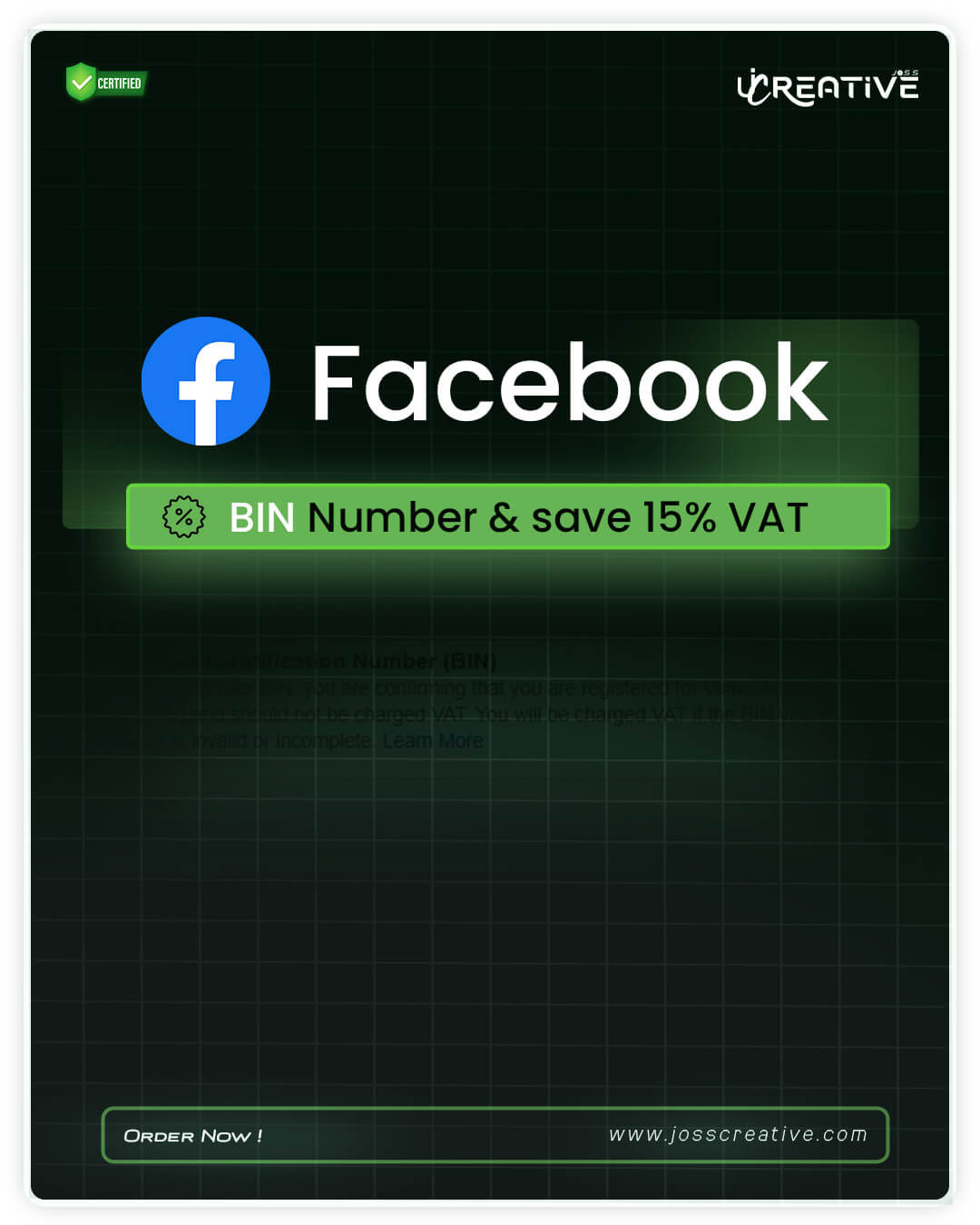 Buy Facebook BIN Number